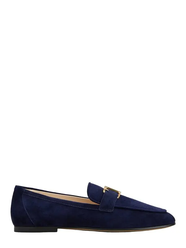 TOD'S T Timeless Suede Loafers - Blue