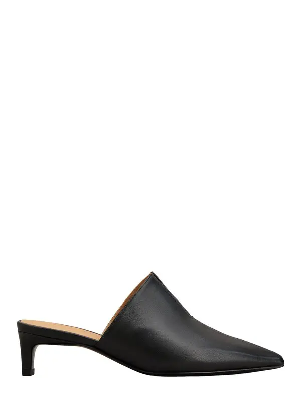 TOD'S Nappa Leather Mules - Black