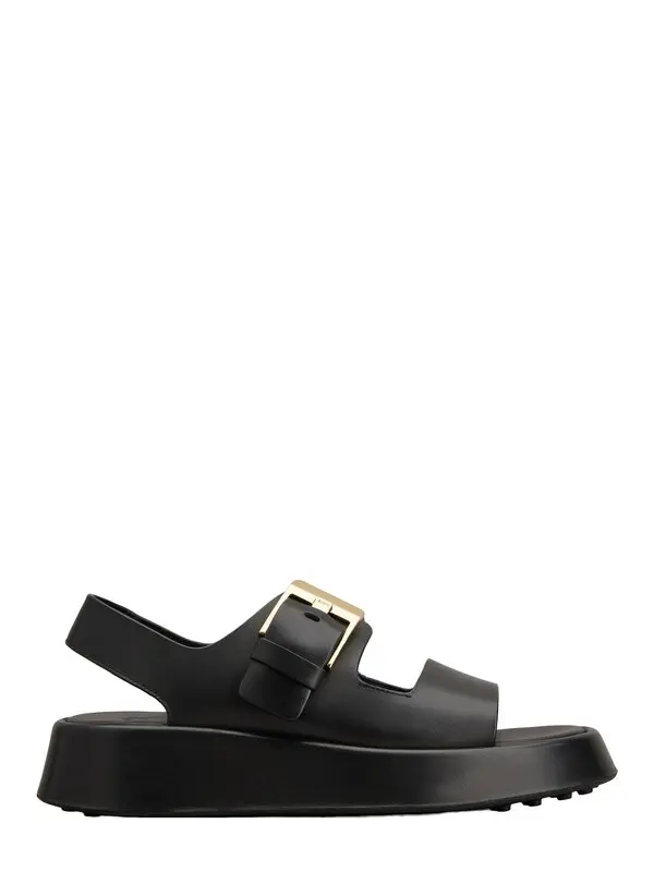 TOD'S Sandals In Leather - Black