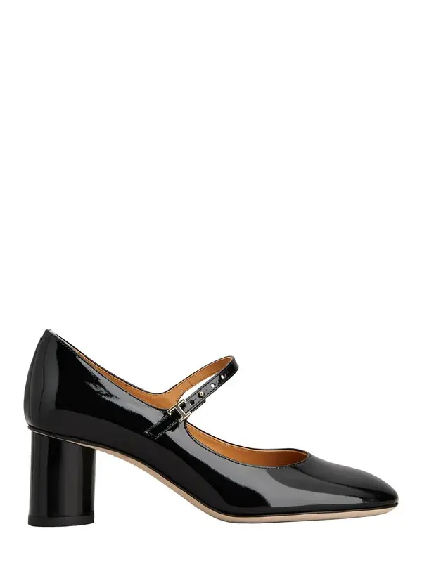 TOD'S Patent Leather Mary Janes - Black