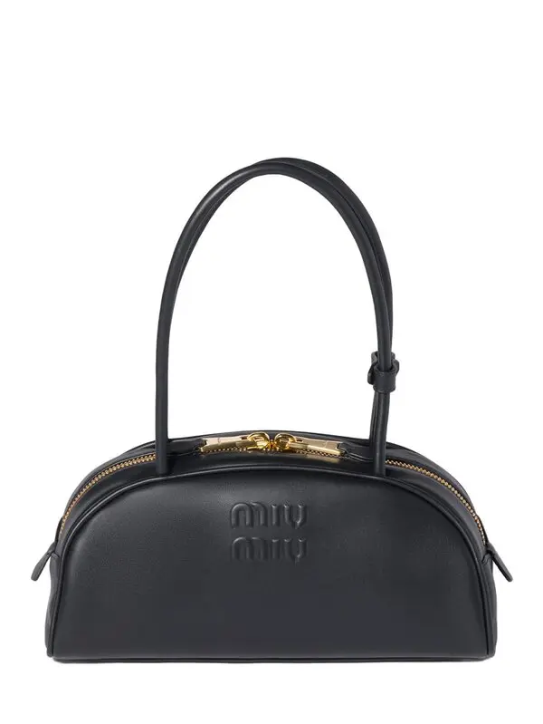 Miu Miu Beau Leather Bag - Black