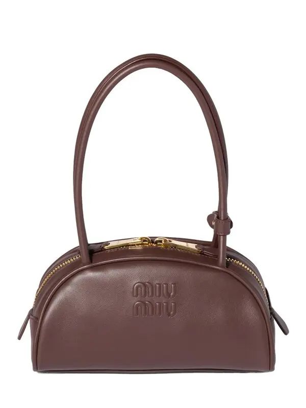 Miu Miu Beau Leather Bag - Briarwood