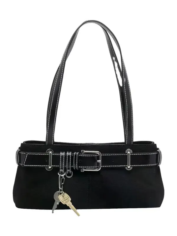 OSOI Buckle Detail Shoulder Bag - Black