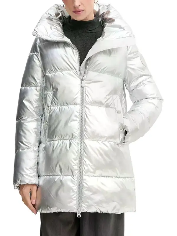 SAVE THE DUCK Gerda Padded Zip Coat - Silver