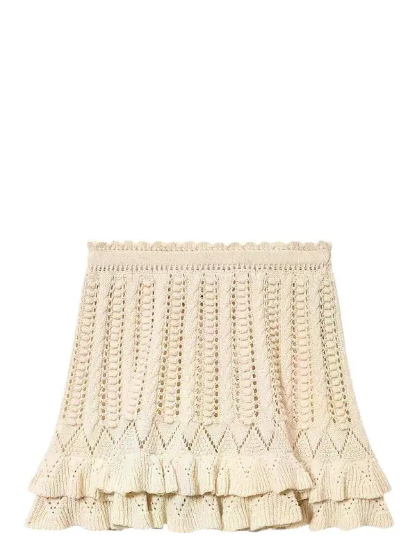 MARANT ETOILE Nelle Mini Skirt - Neutrals