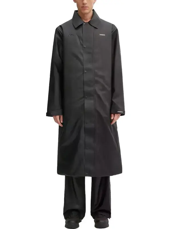 Rains X Umbro Buttoned Raincoat - Black