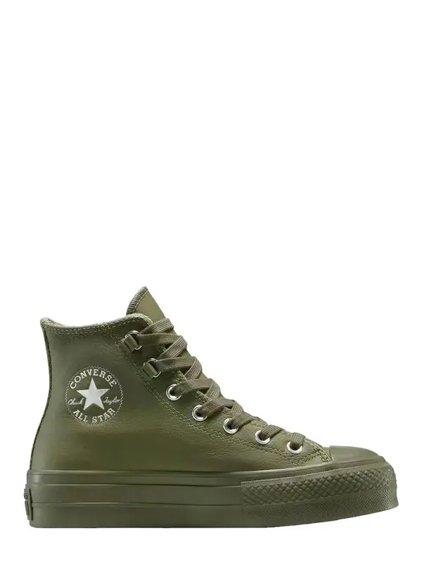CONVERSE Chuck Taylor All Star Lift Platform High-top Sneakers - Green