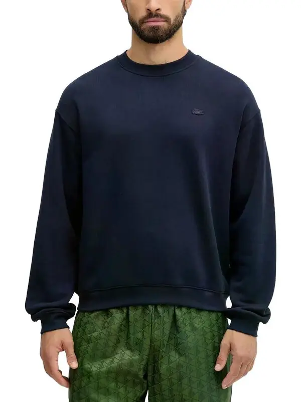 Lacoste Logo Appliqué Sweatshirt - Blue
