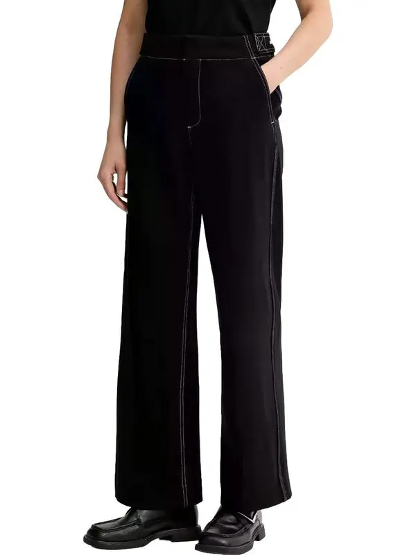 Rag & Bone Contrast-stitching Trousers - Black