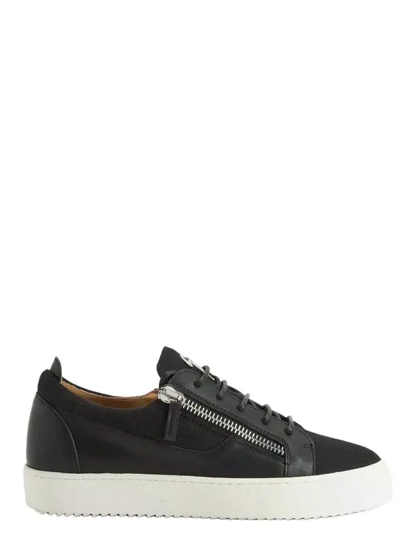 GIUSEPPE ZANOTTI Frankie Zip Low-top Sneakers - Black