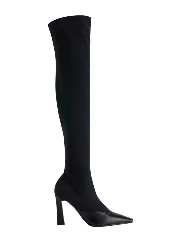 GIUSEPPE ZANOTTI Janie Square-toe Boots - Black