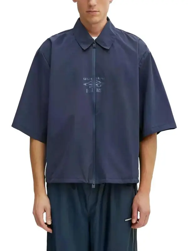 Rains X Umbro Zip-up Shirt - Blue