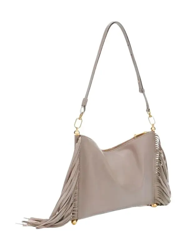 Furla Sfera Fringing Shoulder Bag - Neutrals