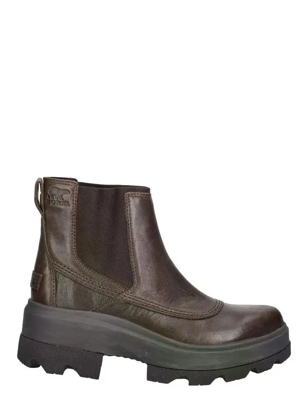 Sorel Joan Pull-tab Chelsea Boots - Brown
