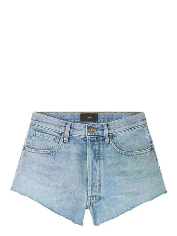 Alanui Island’s Diary Denim Shorts - Blue
