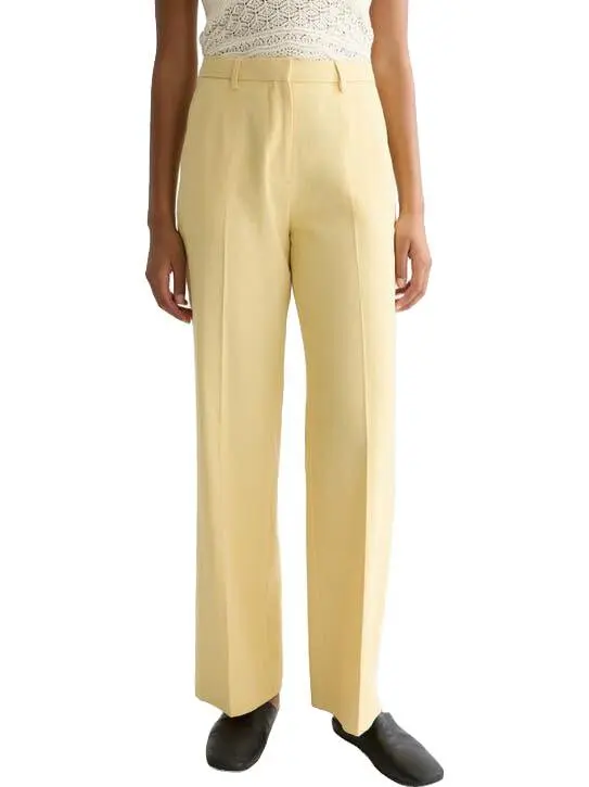 Scotch & Soda Edie High Waist Wide Leg Trousers - Parsnip