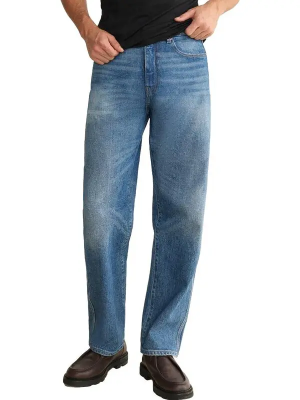 Warp + Weft Relaxed Fit Straight Leg Jeans - West Side