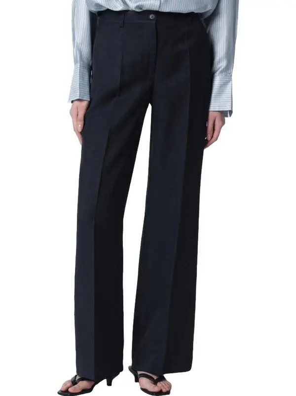 P.a.r.o.s.h Viscose Trousers - Blue