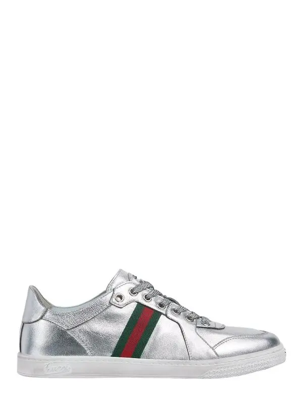 Gucci Stretch Low-top Sneaker - Silver