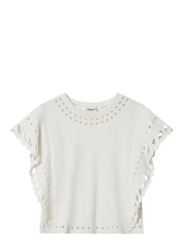 MARANT ETOILE Oydle T-shirt - Ecru