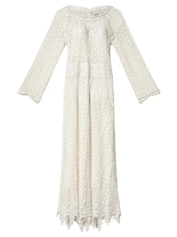 Isabel Marant Hayra Long Dress - White