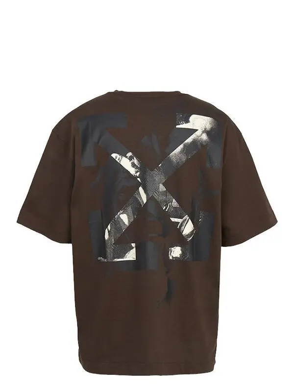 Off-White Martyrdom Arrow Skate Short Sleeve T-shirt - Brown