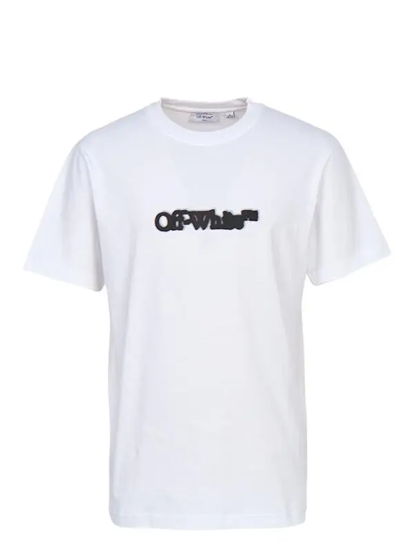 Off-White Off Spary Arrow Slim Short Sleeve T-shirt - White