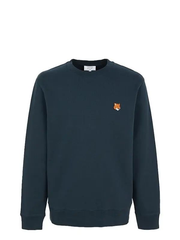 Maison Kitsuné Fox Head Sweatshirt - Navy Blue