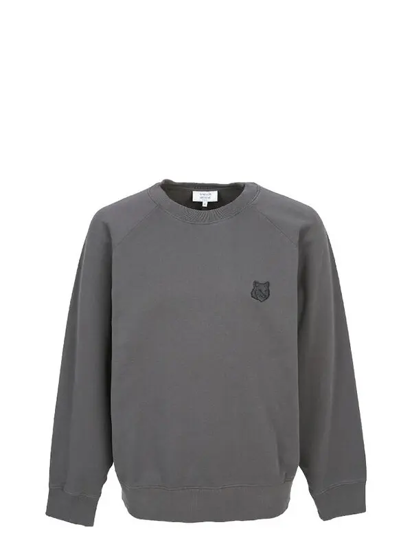 Maison Kitsuné Fox Head Sweatshirt - Charcoal
