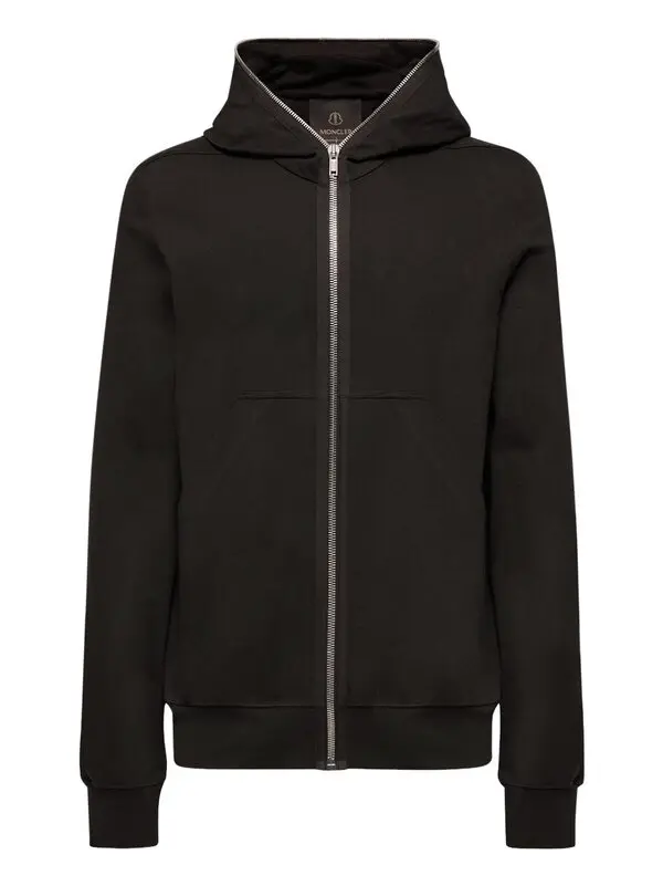 MONCLER + RICK OWENS Cotton Ziplock Hoodie - Black