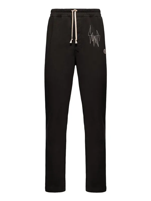 MONCLER + RICK OWENS Cotton Sweatpants - Black