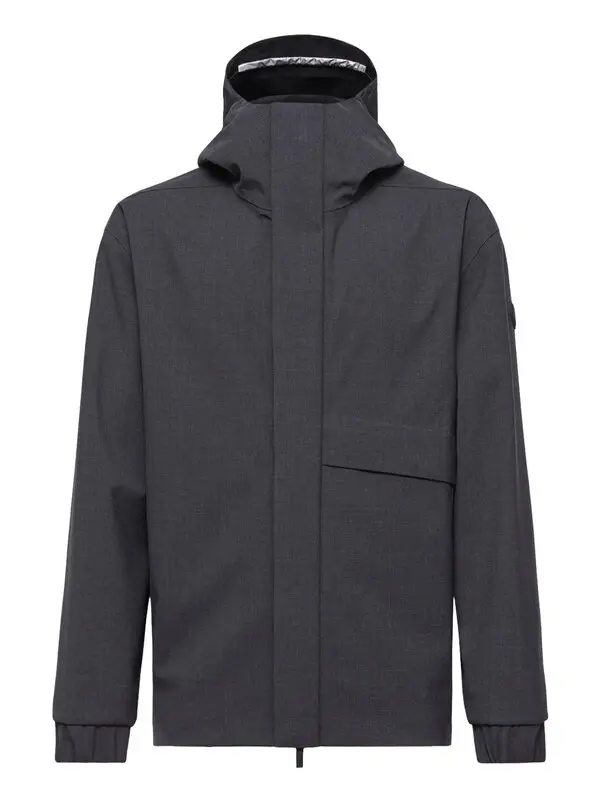 Moncler Sillon Hooded Windbreaker - Grey