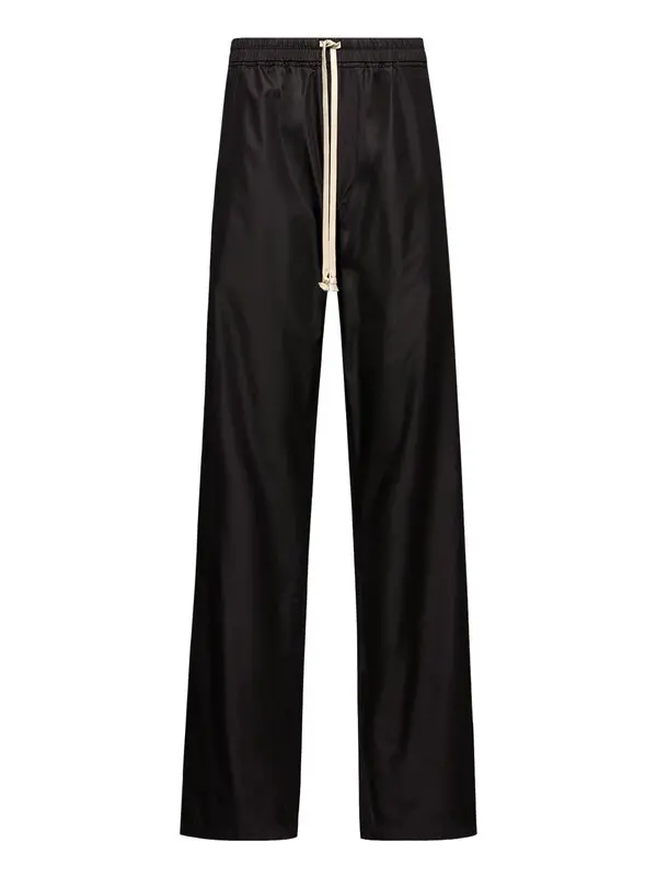 MONCLER + RICK OWENS Straight Leg Taffeta Pants - Black