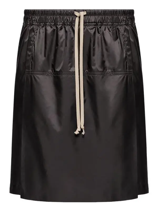 MONCLER + RICK OWENS Kiltshorts Skort - Black