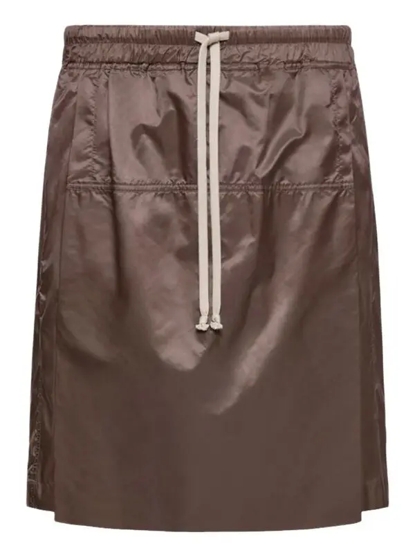 MONCLER + RICK OWENS Kiltshorts Skort - Brown