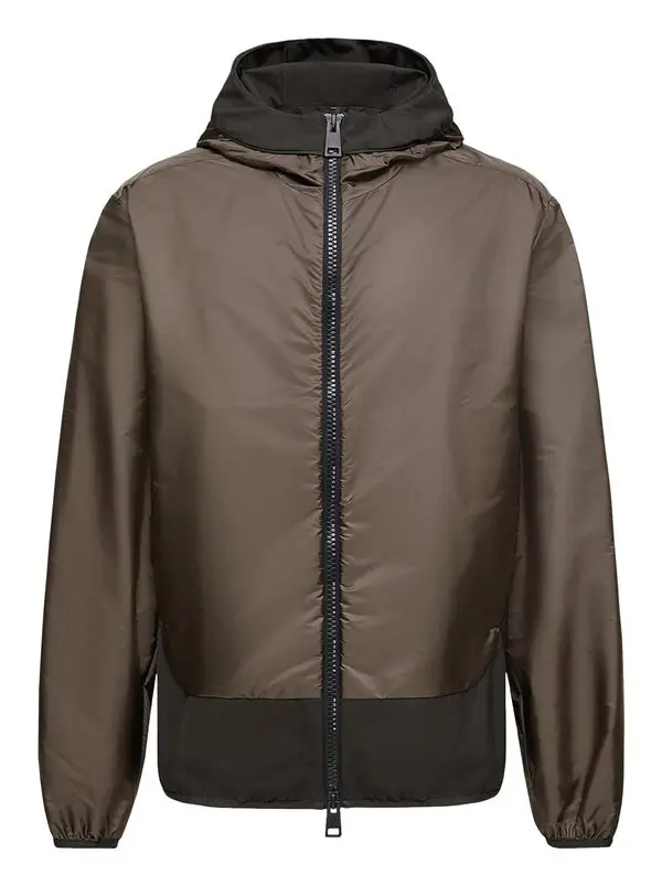 Moncler Galveston Hooded Windbreaker - Brown