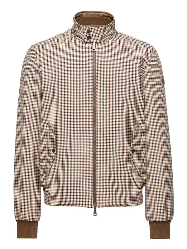 Moncler Almogordo Reversible Down Short Jacket - Beige