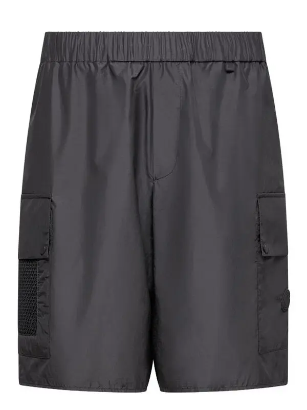 Moncler Ripstop Cargo Shorts - Black