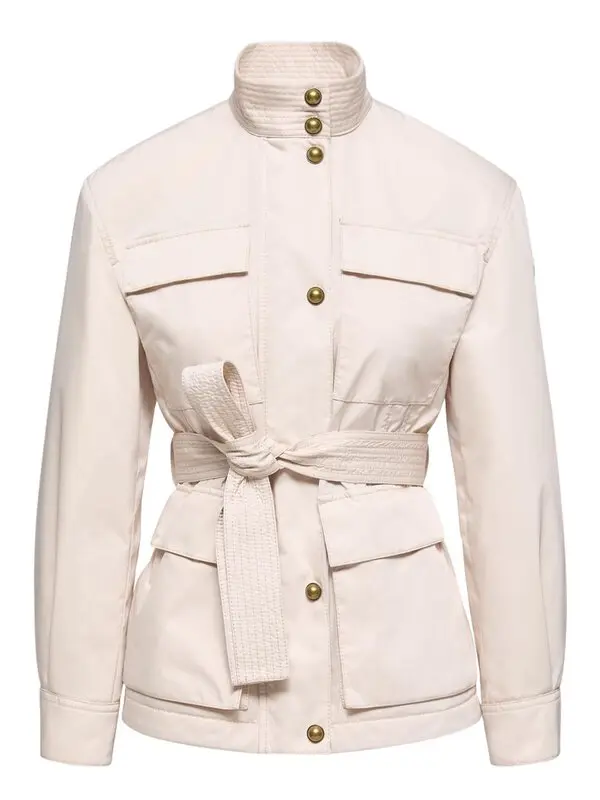 Moncler Maitake Belted Short Jacket - Beige