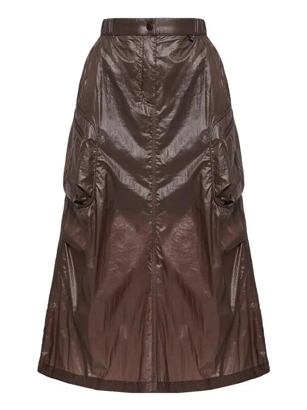 Moncler Cargo Midi Skirt - Brown