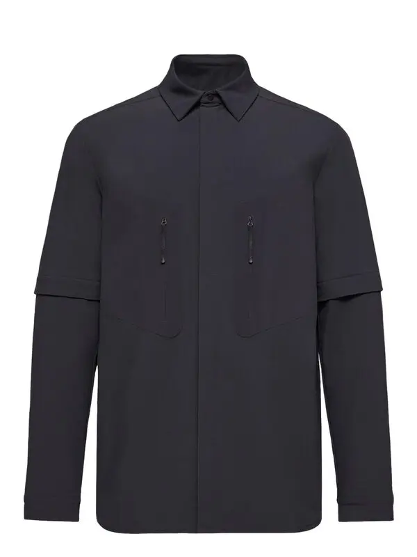 Moncler Logo 2-in-1 Shirt Jacket - Black