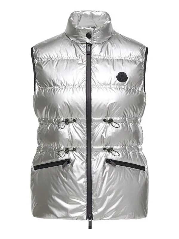 Moncler Pin Down Vest - Grey