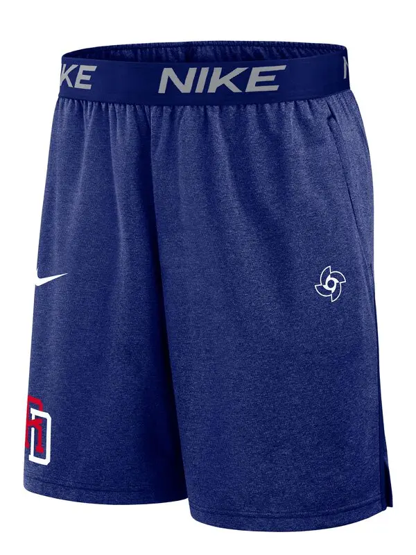 Nike Dominican Republic National Baseball Team 2026 World Baseball Classic Authentic Collection Dri-fit Shorts - Blue