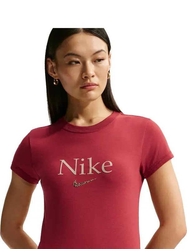 Nike Sportswear Cropped T-shirt - Red