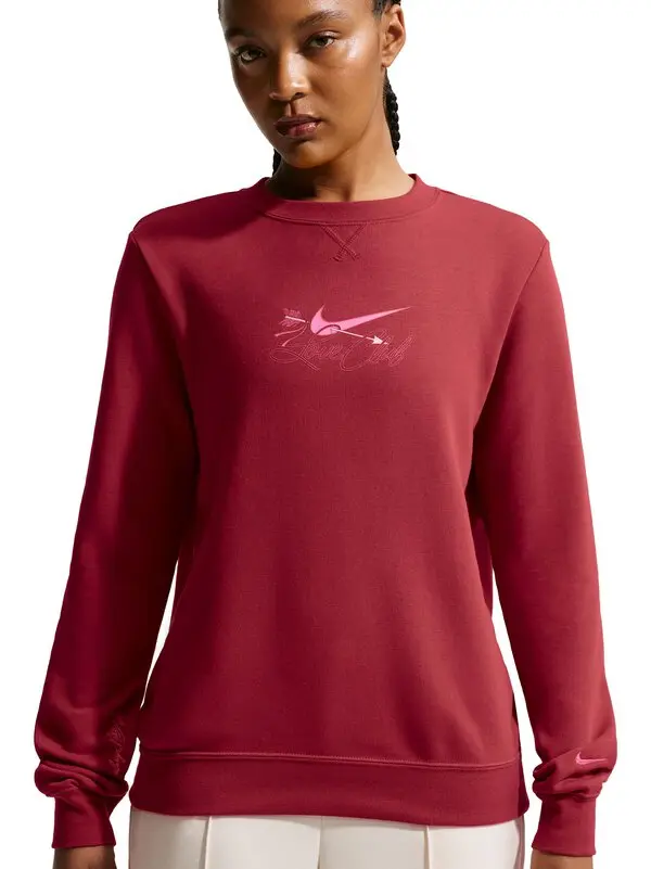 Nike Sportswear Club Fleece Crew-neck Sweatshirt - Red
