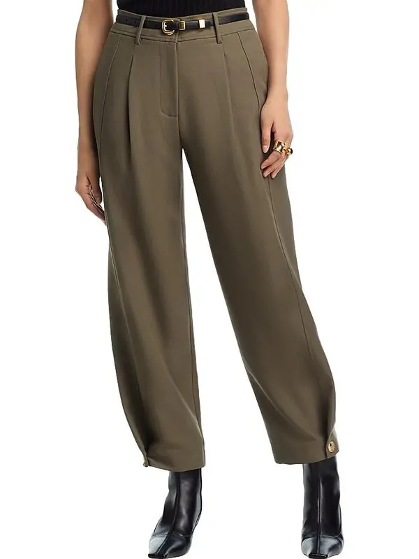 Aqua Balloon Pants - Olive