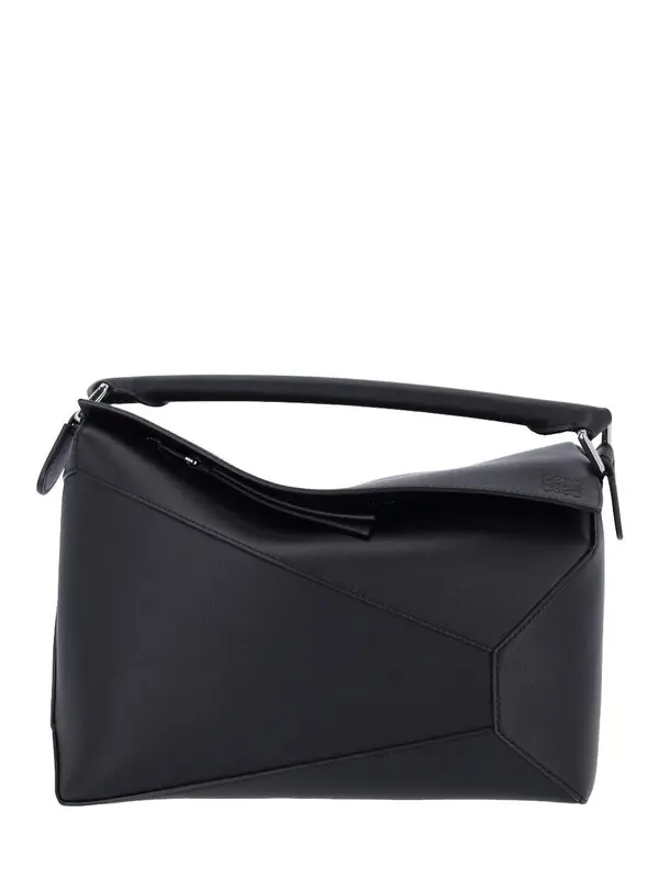 Loewe Puzzle Edge Medium Handbag - Black
