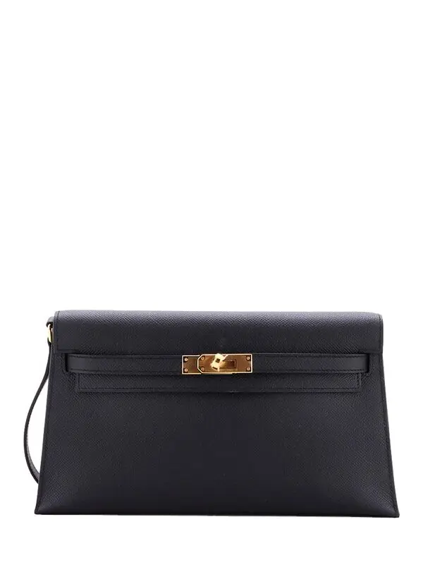 Hermès Kelly Elan Shoulder Bag Epsom - Black