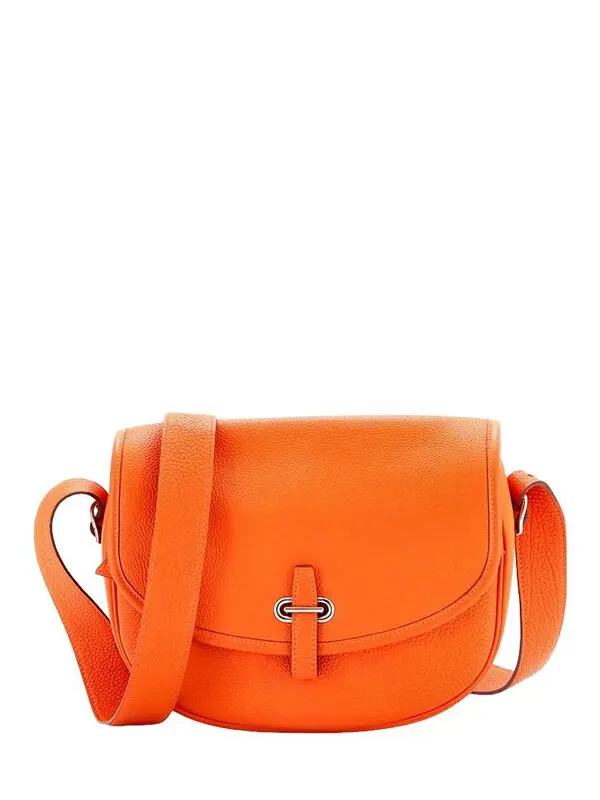 HERMES Balle De Golf Shoulder Bag Clemence - Orange