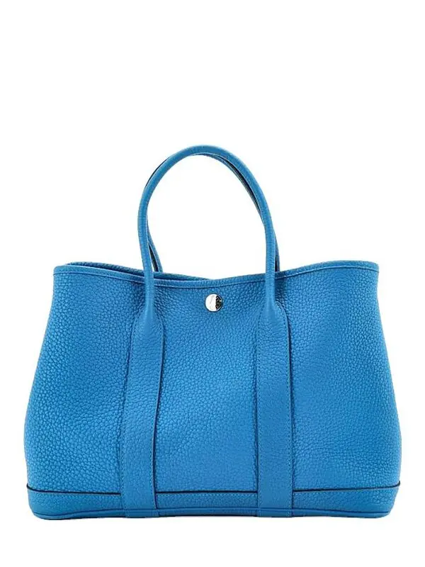 Hermès 30 Garden Party Tote - Blue